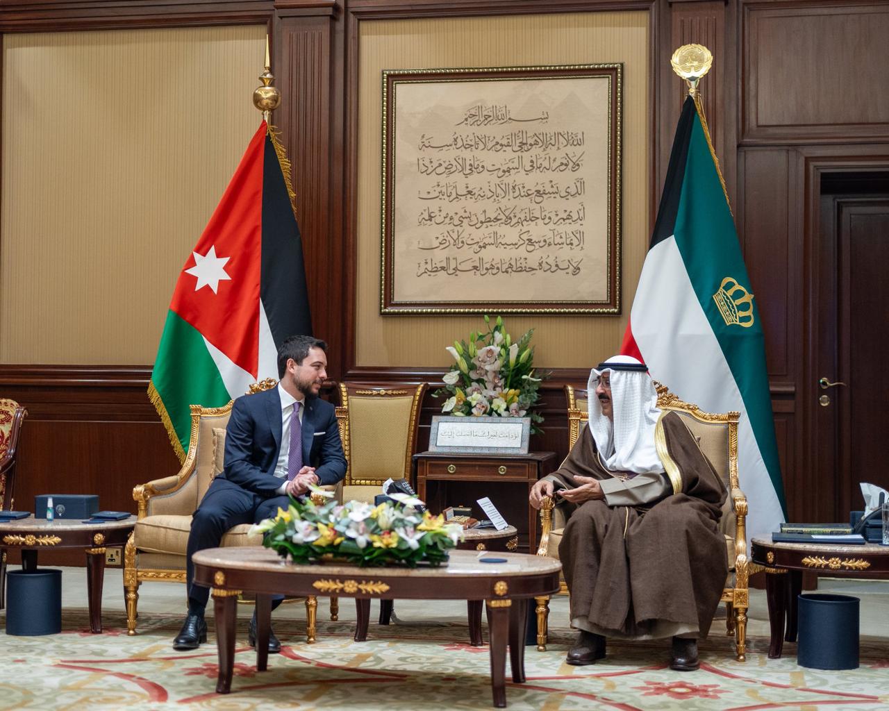 Crown Prince meets Kuwait emir | HRH Crown Prince Al-Hussein bin ...