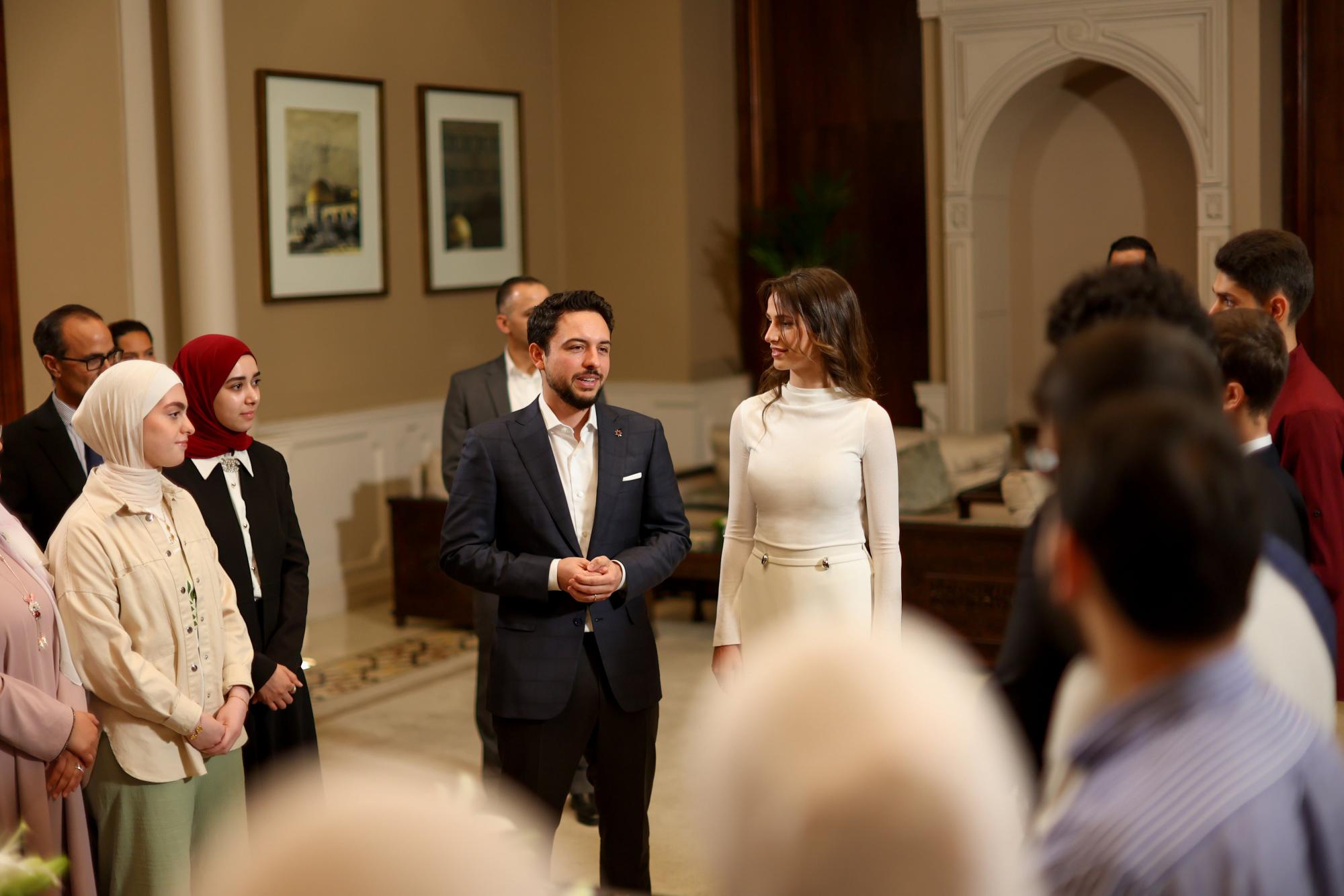 Crown Prince receives top Tawjihi achievers at Basman Palace | HRH ...