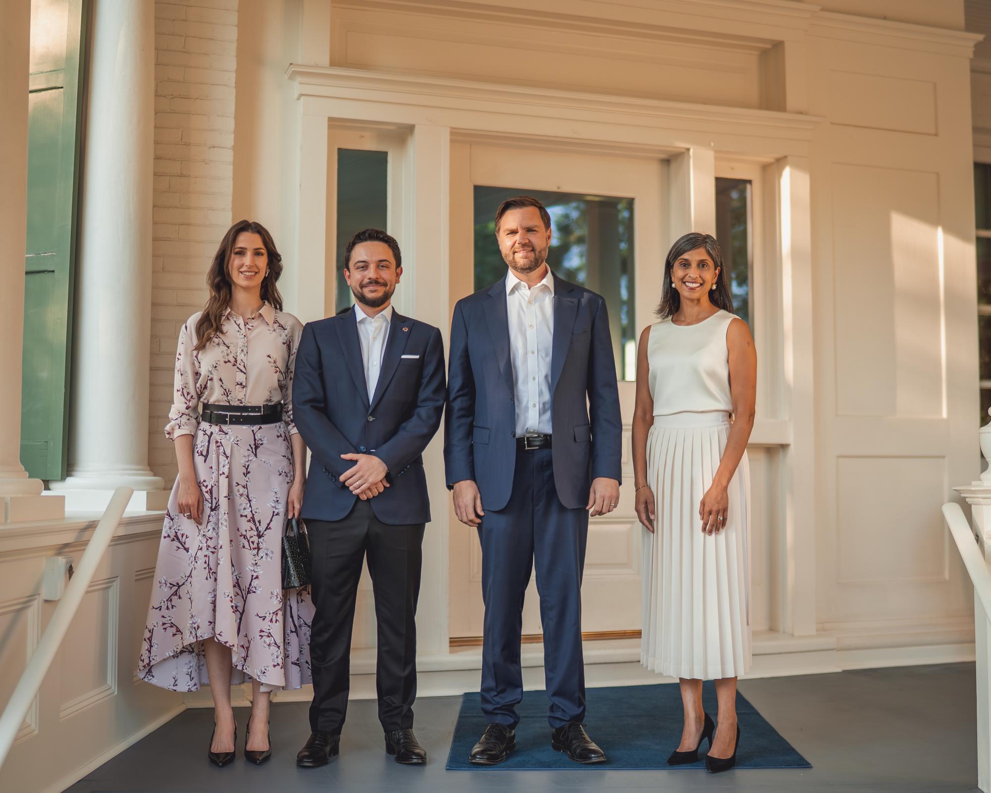Crown Prince, Princess Rajwa attend dinner hosted by US VP | HRH Crown ...