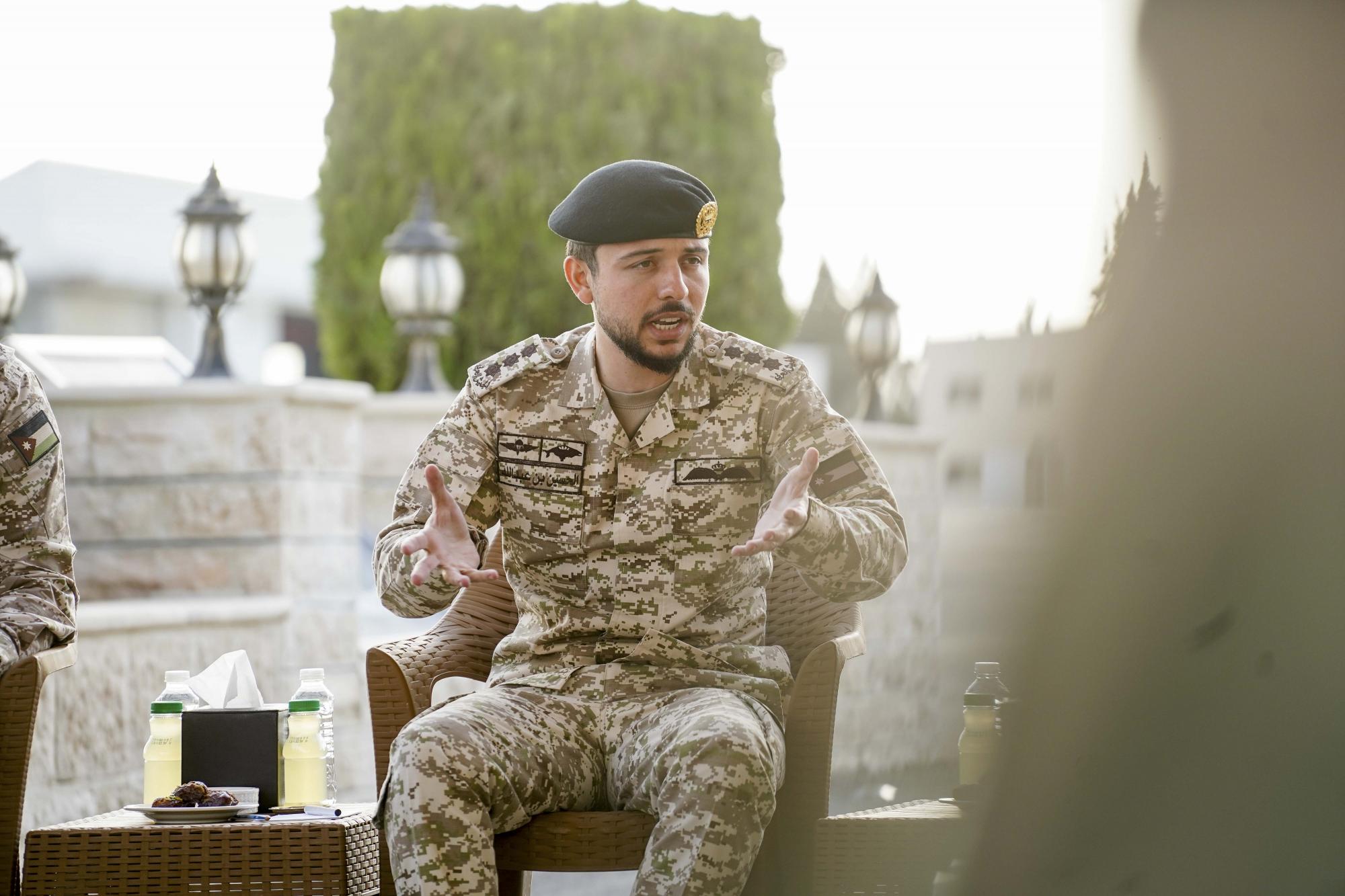 Crown Prince meets Gaza aid airdrop air force crews | HRH Crown Prince ...