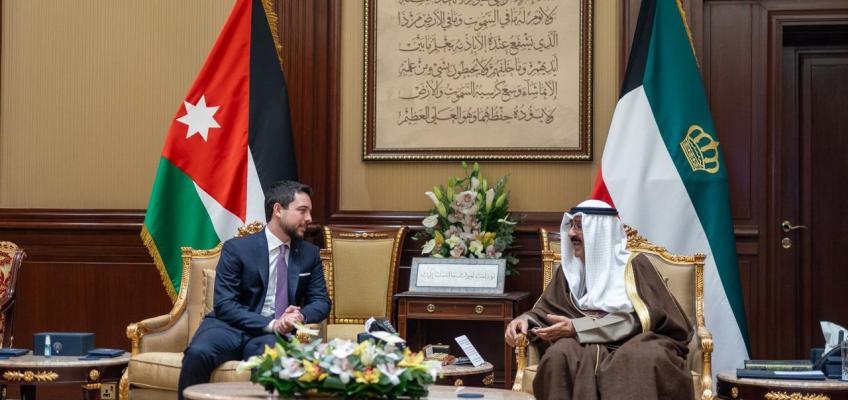 Crown Prince meets Kuwait emir | HRH Crown Prince Al-Hussein bin ...